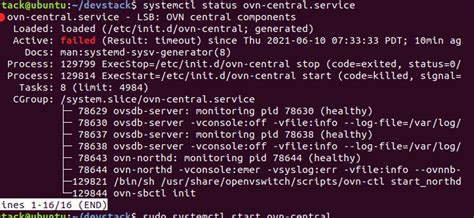 Openstack Devstack Job For Ovn Central Service Failed Because A