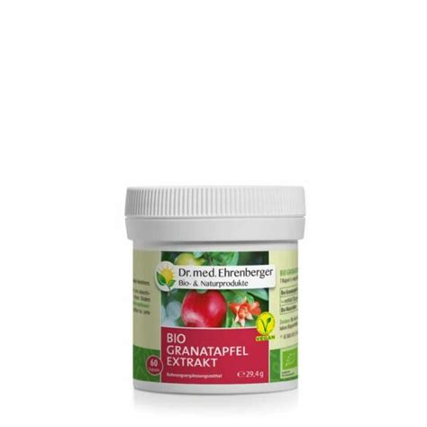 Dr Ehrenberger BIO Granatapfel Extrakt Ganzheitliche Gesundheit Onlineshop