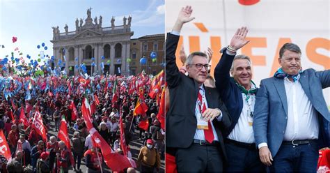 Roma La Piazza Dei Sindacati Dopo L Assalto Alla Cgil Siamo 100mila