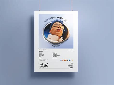 Rauw Alejandro Saturn Album Poster
