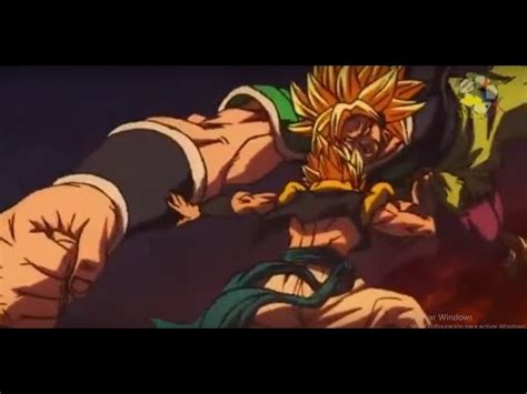 Gogeta Vs Broly Pelea Completa Espa Ol Latino Youtube