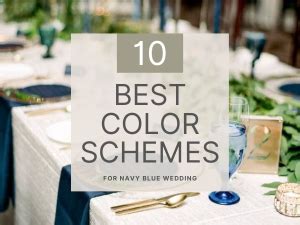 Top 10 Color Schemes For A Navy Blue Inspired Wedding In 2023