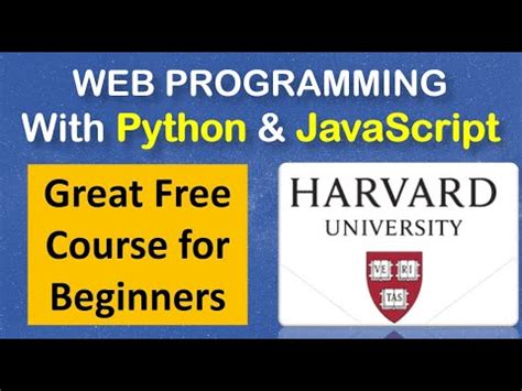 Free Online Course From Harvard University On Python And Javascript