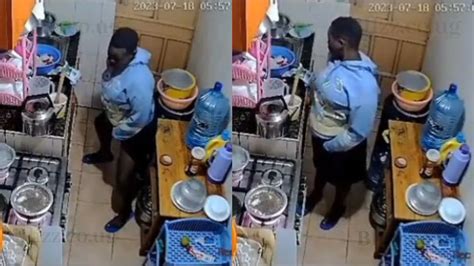 Video House Maid Caught On Camera Urinating In A Cup In Kitchen And Keeping It For Boss Food