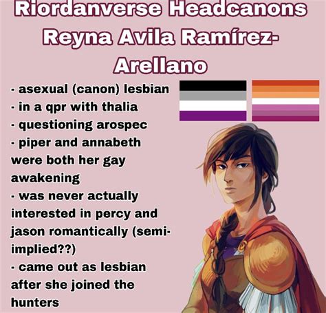 Pride Riordanverse Headcanons Reyna Avila Ramírez Arellano Reyna