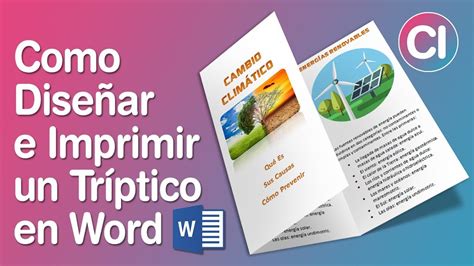Como Imprimir Un Triptico