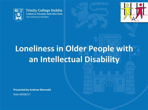 PDF Loneliness In Older People With An Intellectual Disability