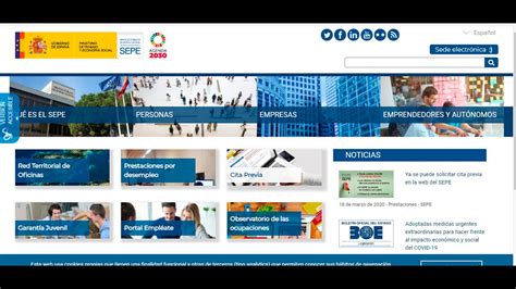 Cita previa virtual en SEPE Servicio Público Estatal de Empleo YouTube