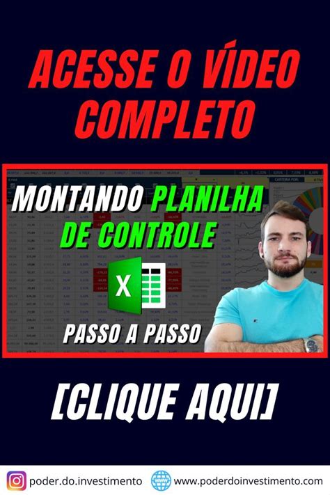 Planilha De Controle De Investimentos