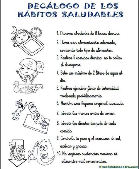 Pin De Raquel Gh En Ciencias Naturales Habitos Saludables Para Ni Os