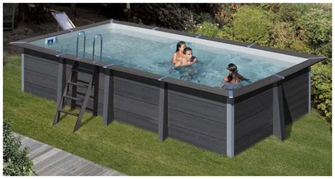 Piscine En Kit En Bois Composite GRE Au Meilleur Prix Sur Piscine Center