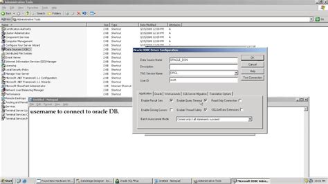 create odbc data source connection for oracle in windows youtube