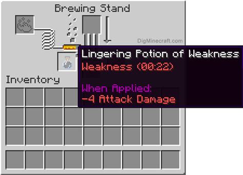 Recipe Splash Potion Of Weakness Herbs And Food Recipes