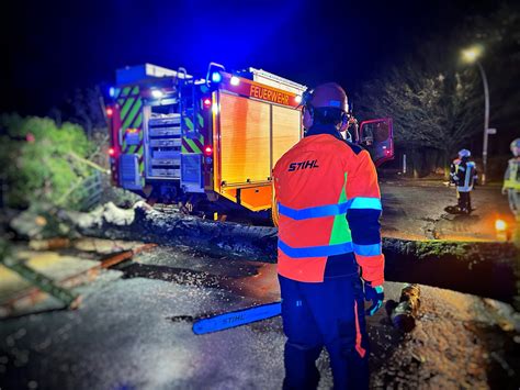 Sturmtief Zoltan sorgte auch in der Töpferstadt für Einsätze