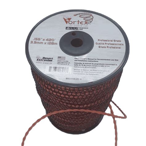 FIL NYLON TORSADE VORTEX ALU 3 9 X 128M ORANGE BOBINE