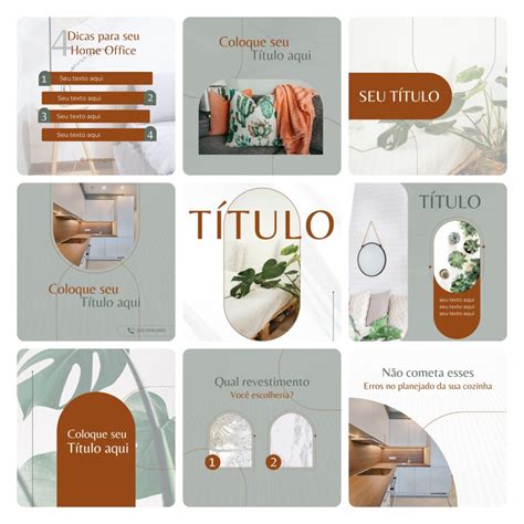 Pack Canva Designer de Interiores 30 Modelos Editáveis Bônus DMK Studio