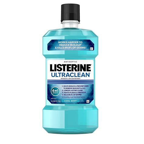 1 5 Liter Listerine Ultraclean Oral Care Antiseptic Mouthwash Cool