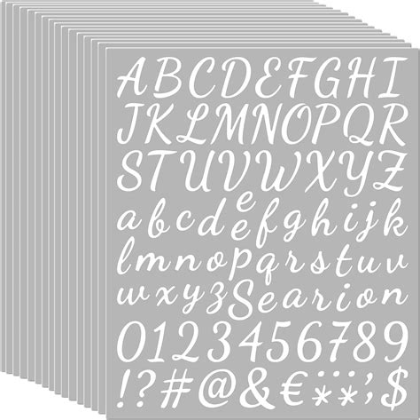 Amazon 8pcs Vinyl Letters Stickers 1 Inch 2 Inch Capital Alphabet