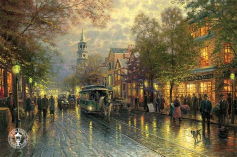Thomas Kinkade Signed And Numbered Limited Edition Print And Hand