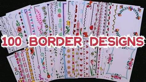 100 Border Design Simple And Easy Borders Border Design Ideas For