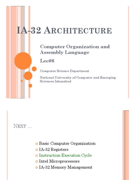 rchitecture computer organization and assembly language lec 6 pdf instruction set central