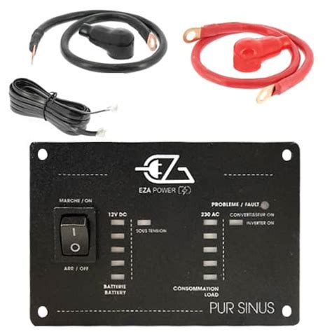 Convertisseur Pur Sinus 500W EZA avec commande déportée pour Camping c
