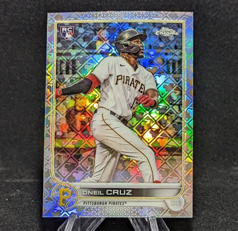 Topps Chrome Logofractor Oneil Cruz Rc Pittsburgh Pirates