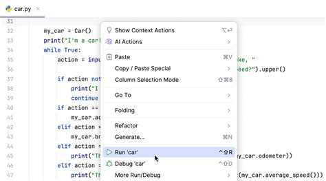 Run And Rerun Applications Pycharm Documentation