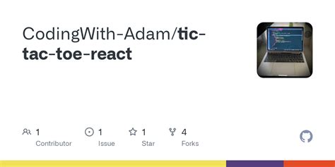 Github Codingwith Adam Tic Tac Toe React