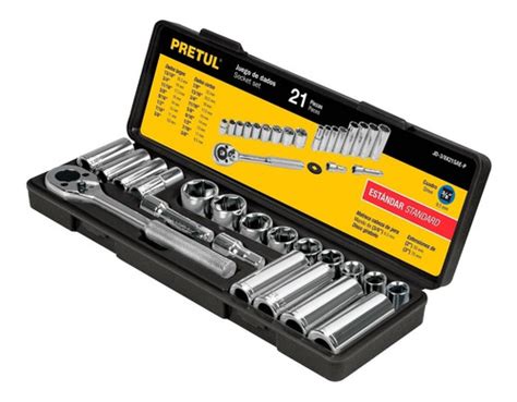 Juego 21 Dados Estandar Matraca Y Extensiones 3 8 Envío gratis