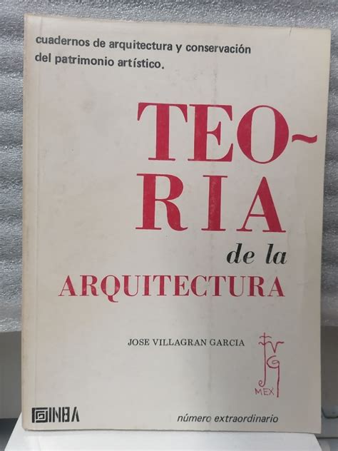 Teoría De La Arquitectura De José Villagrán Envío gratis
