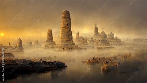 Ancient Sumerian City Of Eridu Early City In Southern Mesopotamia