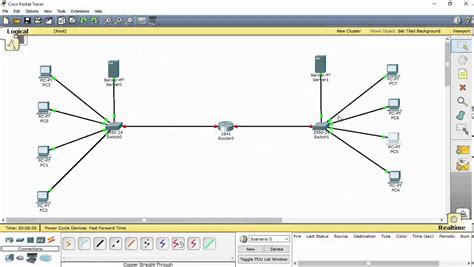 Tutorial Membuat Skema Jaringan Komputer Cisco Packet Tracer Youtube