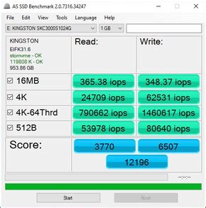 Thử nghiệm Kingston KC3000 PCIe 4 0 NVMe M 2 SSD dung lượng 1 TB