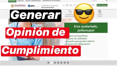 DESCARGAR OPINION DE CUMPLIMIENTO DEL SAT 2020 YouTube