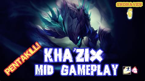League Of Legends Kha Zix Mid Gameplay Season Pt Br Penta