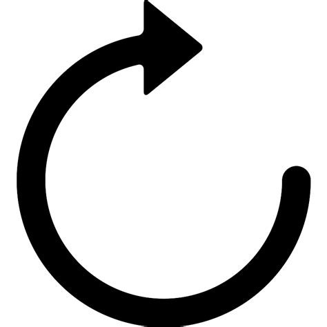 Circular Arrow Pointing To Right Vector Svg Icon Svg Repo