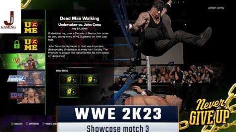 WWE 2K23 Showcase Match 3 Complete All Objectives Vengeance Undertaker