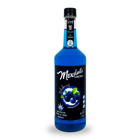Mexclaito Premium Jarabe Syrop Sabor Blueberry 1 Litro Casa Mador