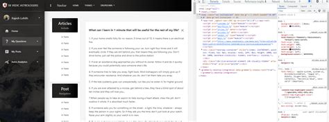 html displaying a col fixed on left and the other col on the right scrollable using bootstrap