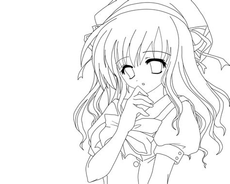 Dessins De Coloriage Fille Manga Imprimer Sur Laguerche Page