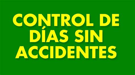 Control De D As Sin Accidentes De Rotuloselectronicos Net Youtube