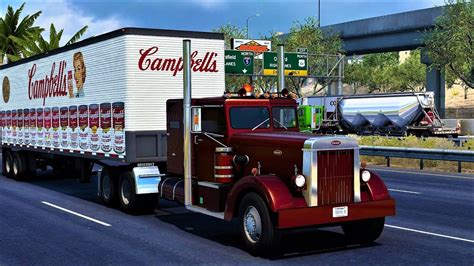 ATS Mods 4K 1 46 Oldschool Free Mod Peterbilt 350 Truck American