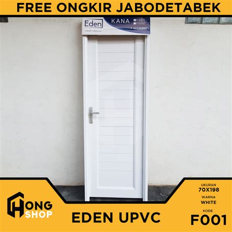 Jual Pintu Kamar Mandi UPVC EDEN KANA Full Panel 70x198 Shopee Indonesia