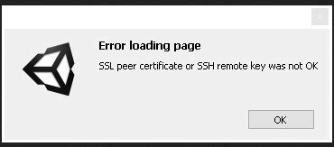 Why Do I Get An SSl Peer Certificate Or SSH Remote Key Was Not OK