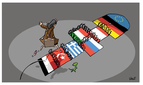Cartooning For Peace Takes Part In The International Migrants Day At
