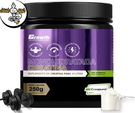 Creatina Growth Creapure 250g Monohidratada MercadoLivre