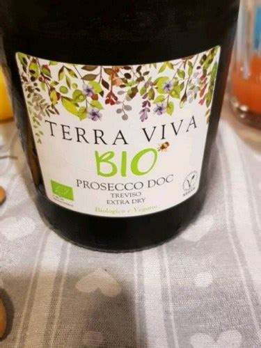 Terra Viva Bio Prosecco Trevisco Extra Dry Vivino Italia