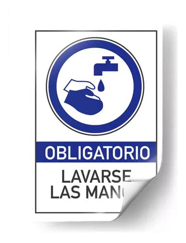 Poster Obligatorio Lavarse Las Manos 80x120 Meses Sin Intereses