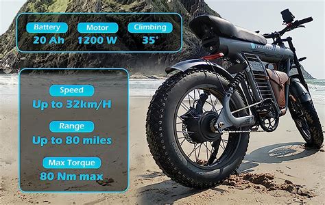 SMARTRAVEL Electric Bike 32MPH Electric Bike With 1200W 48V 20Ah